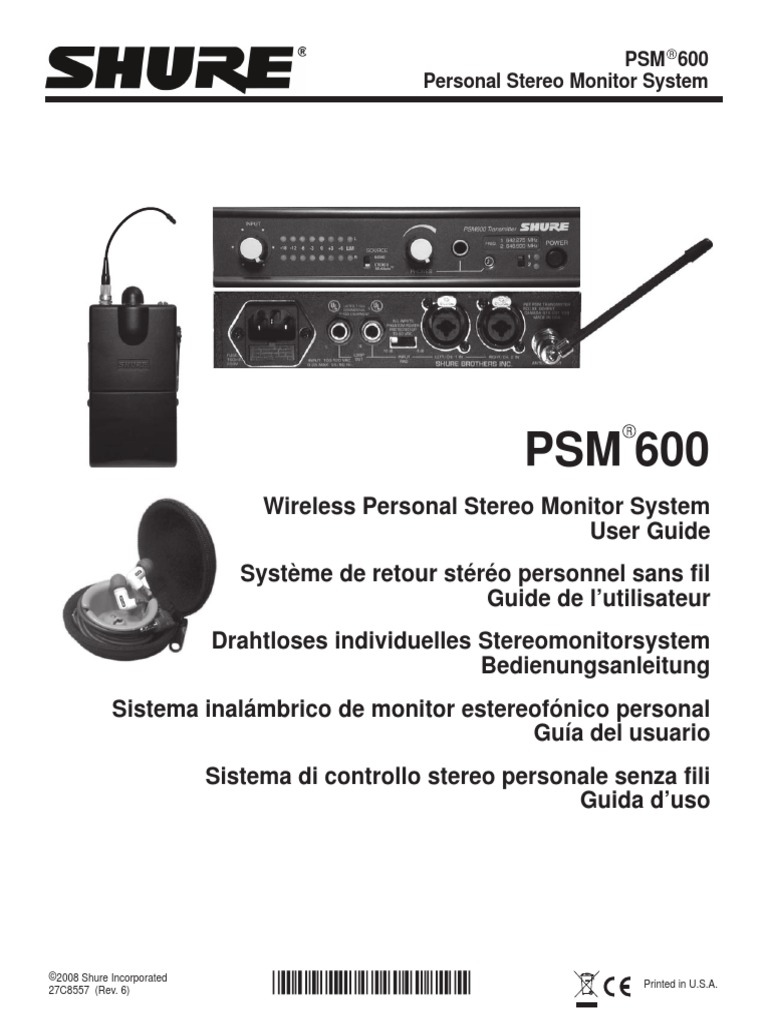 PSM600 Guide es-ES | PDF | Electrical Wiring | Wire
