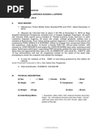 Evidence Log Sheet: CSI Team Name: Case No | PDF