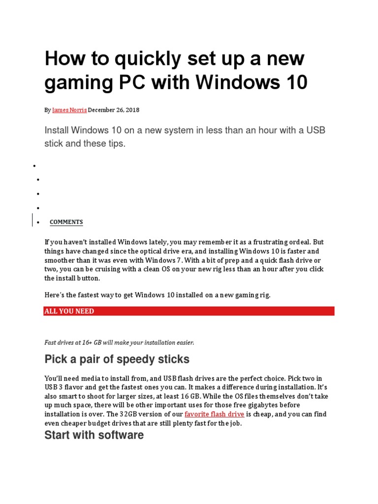 How To Install Windows-10 | PDF | Windows 10 | Installation (Computer ...