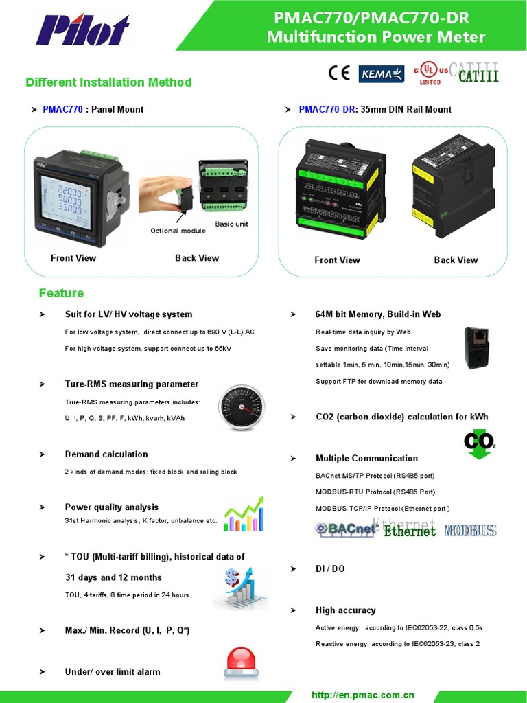 Pilot Pmac770 Catalogo | PDF | Power Supply | Electrical Engineering