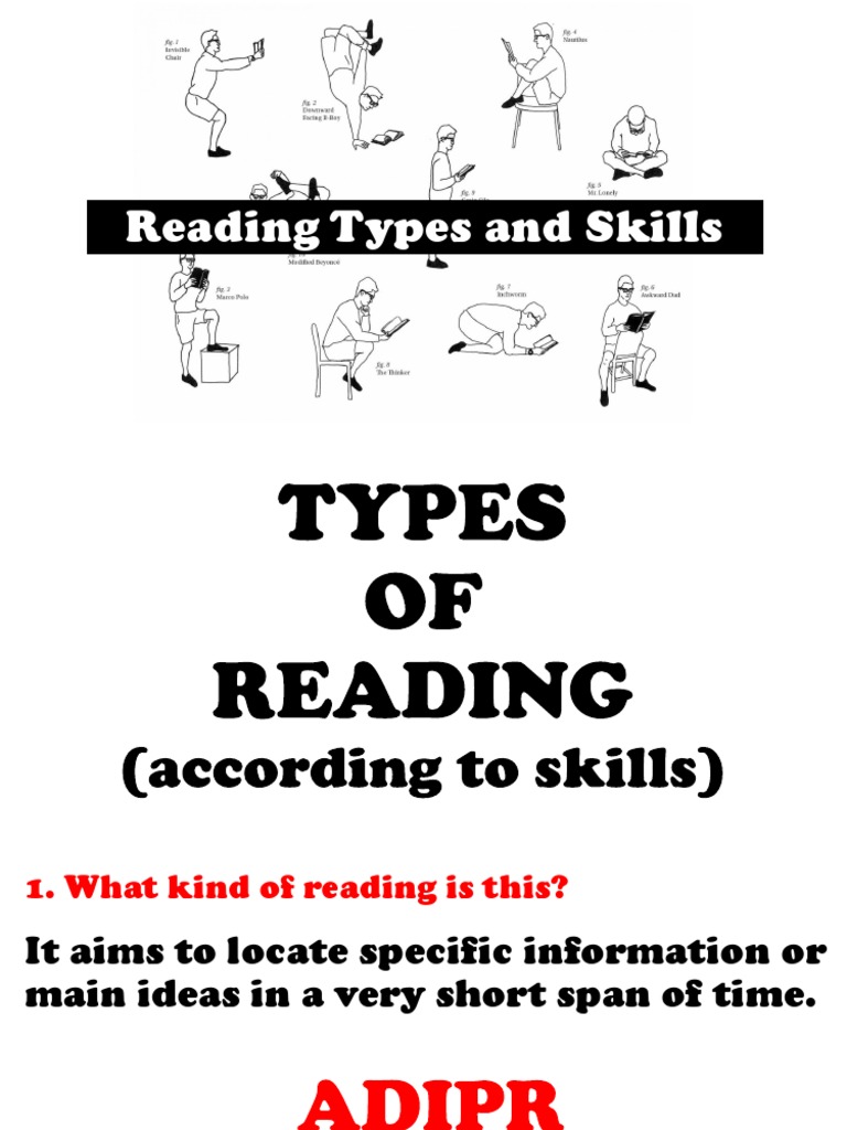 R&W - PPT No. 0 - Basic Reading Skills and Types of Reading | PDF ...