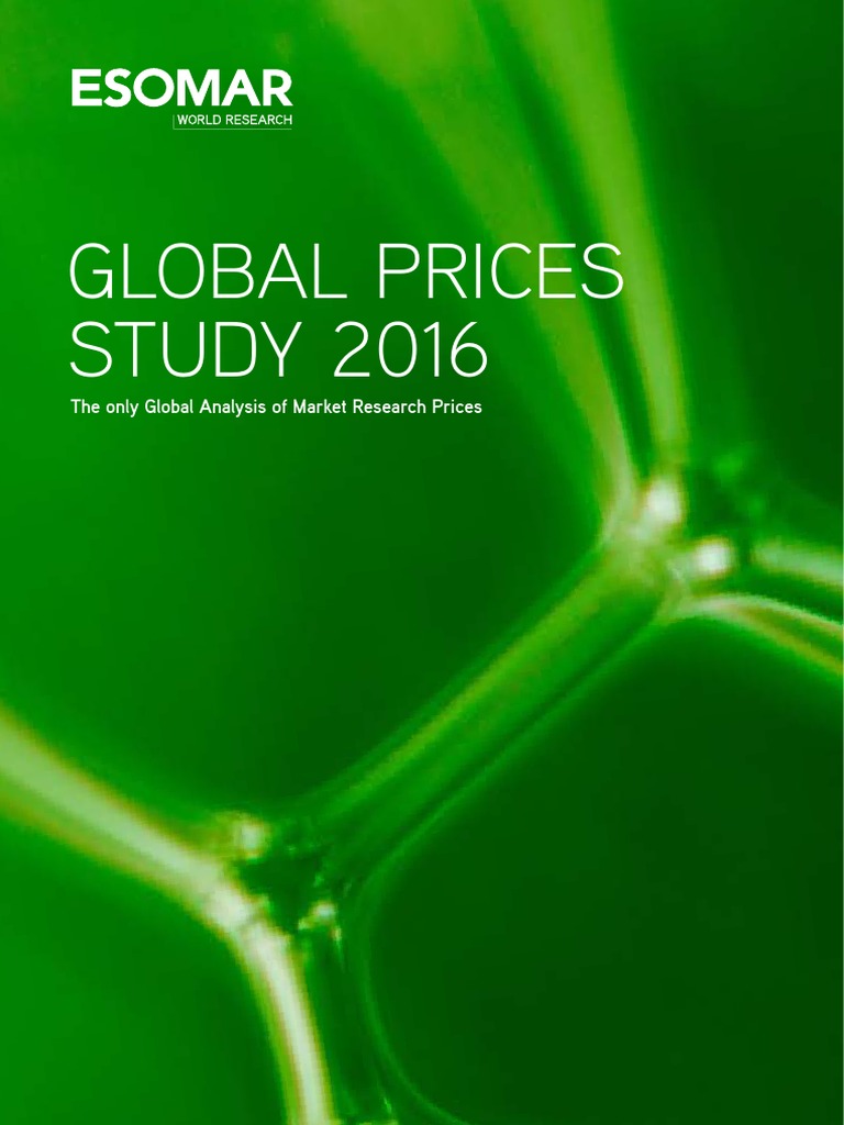 ESOMAR Global Prices Study 2016 | PDF | Index (Economics) | Inflation