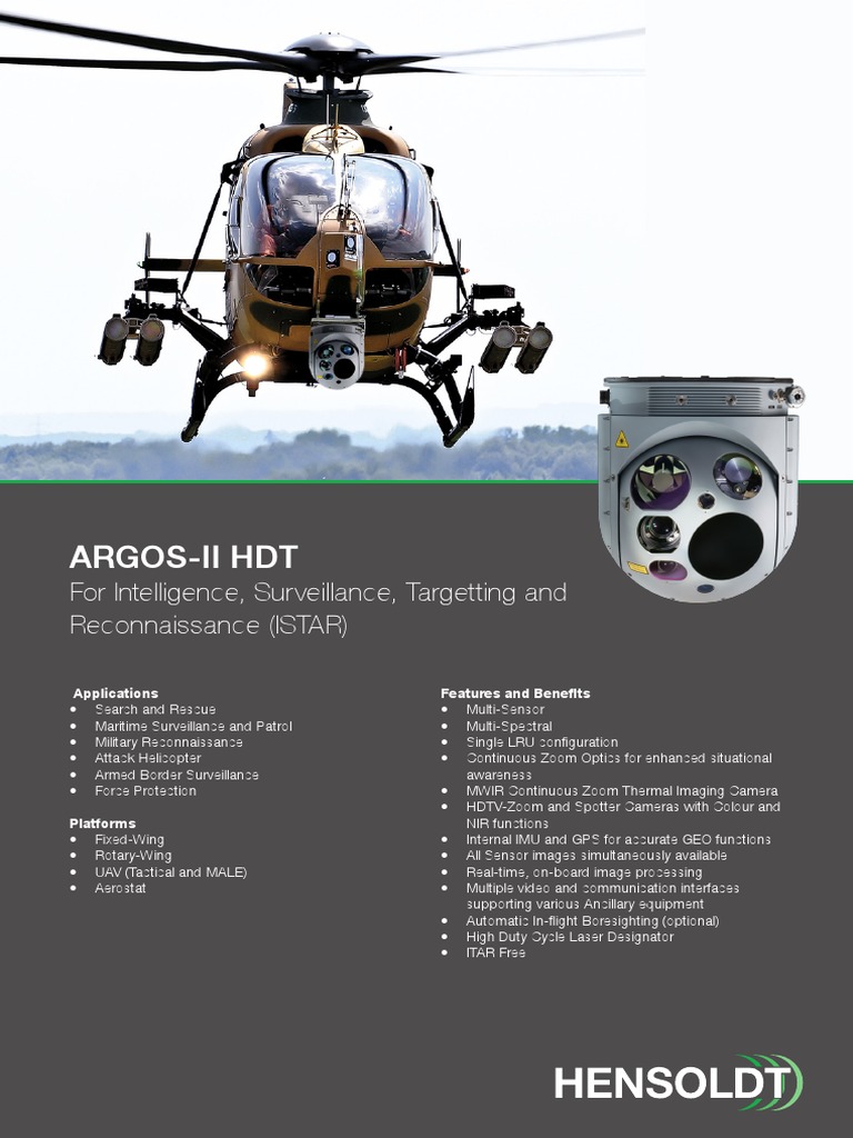Argos Ii-A1.2-Hdt 01 | PDF | Infrared | Thermography
