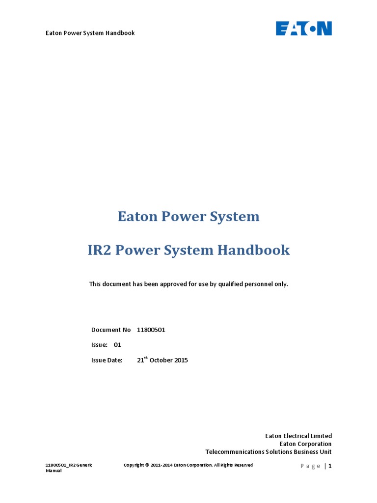 IR2 Generic Manual | PDF | Alternating Current | Rectifier