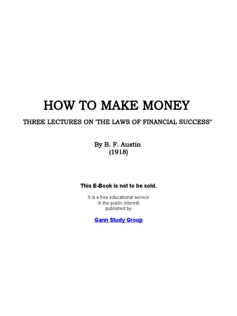 Principles of Financial Success | PDF
