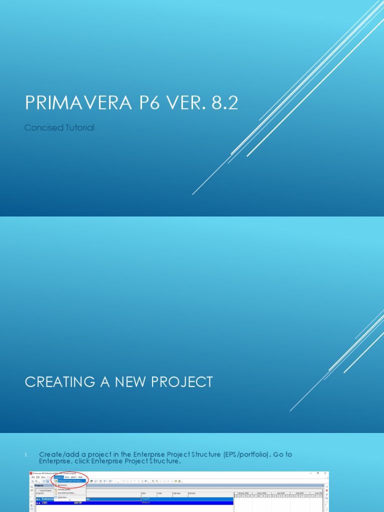 PRIMAVERA P6 Ver 8.2 Tutorial - Initial | PDF | Workweek And Weekend ...