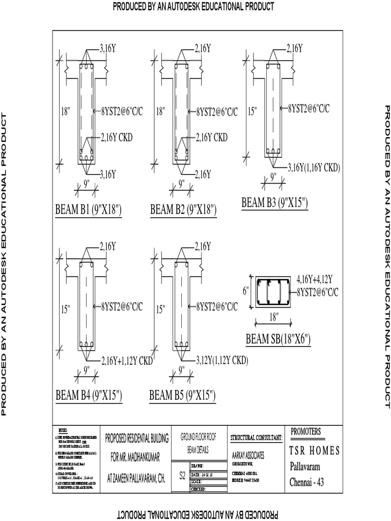 Madhan Kumar GF Roof Baem PDF | PDF