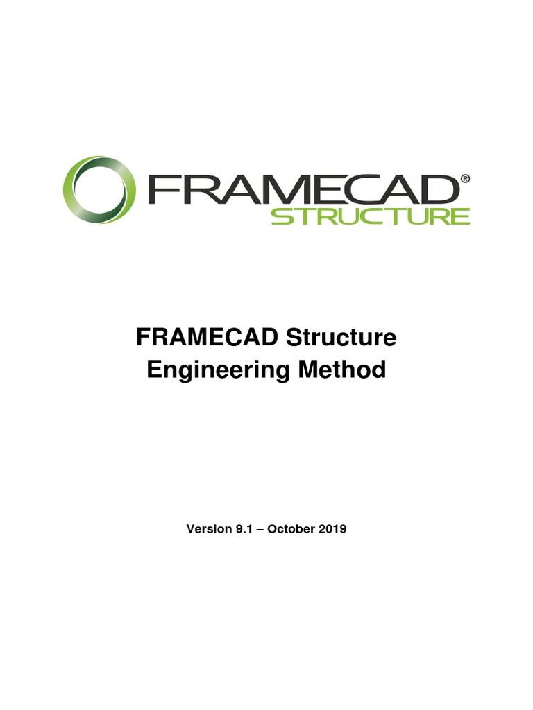 FRAMECAD Structure Engineering Method | PDF | Truss | Framing ...