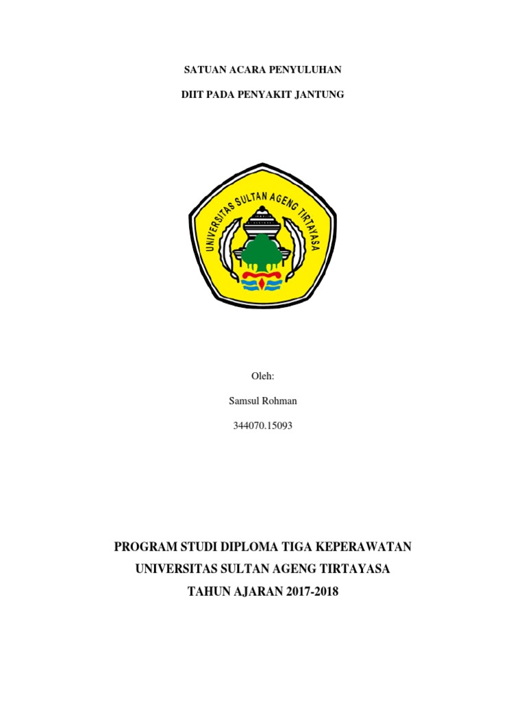 SAP DiiT Penyakit Jantung | PDF