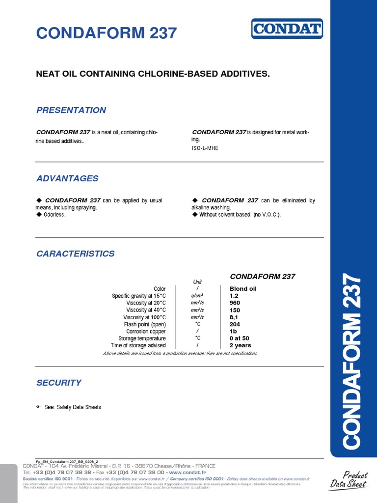 Condaform 237 - BB - 0208 - 2 | PDF