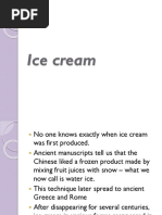 Ice Cream Production Process Flow Chart | PDF | Emulsion | Freezing