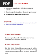 Spectroscopy Notes | PDF | Spectroscopy | Infrared Spectroscopy