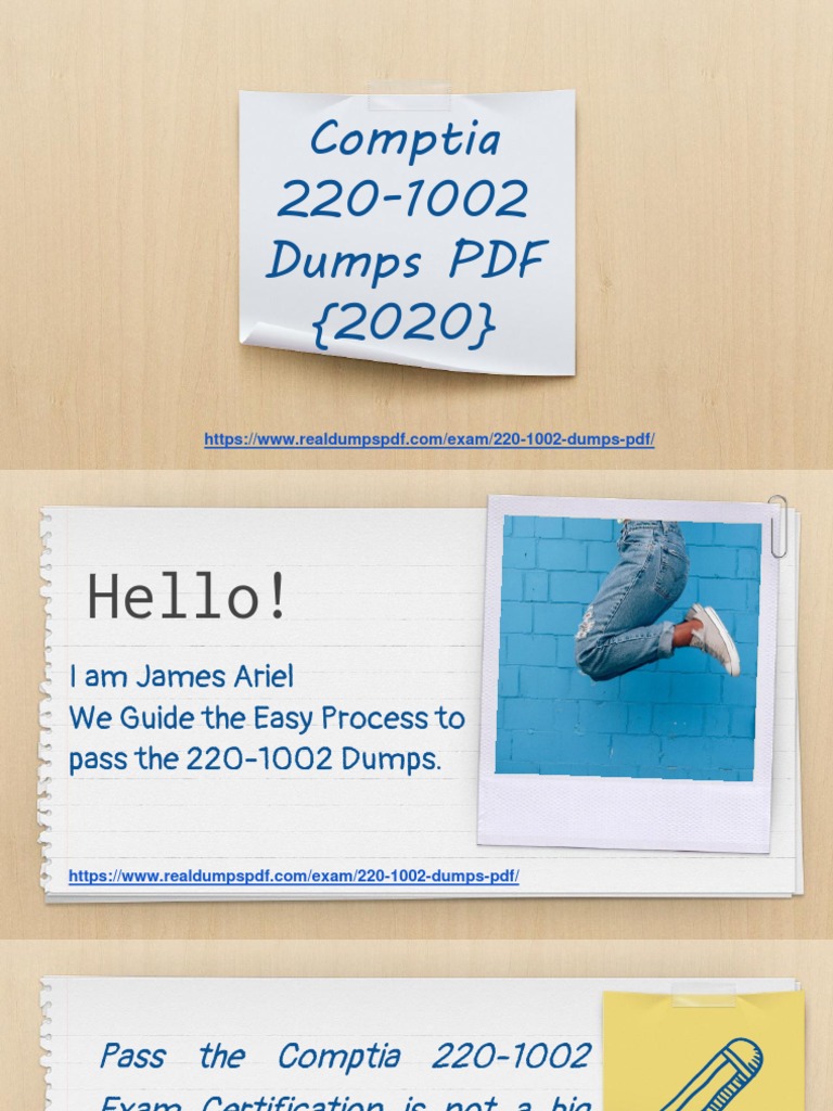 Comptia 220-1002 Dumps PDF, Real and Updated 220-1002 Exam Test ...