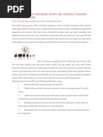 Tabel Komponen Listrik dan Fungsinya | PDF
