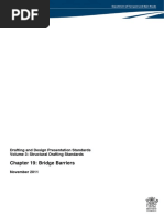 Bridge Barriers Drawings | PDF | Beam (Structure) | Economic Sectors