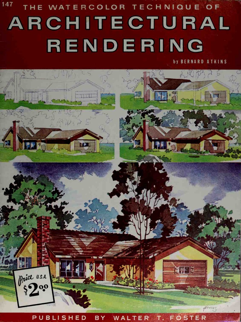 The Water Colour Technique of Architectural Rendering PDF | PDF ...