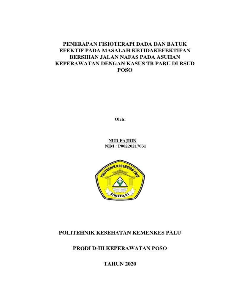 Proposal TB Paru | PDF