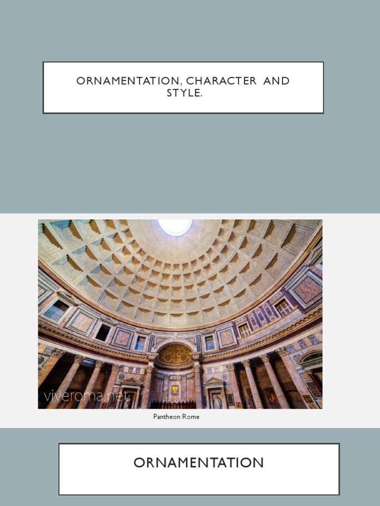 Ornamentation Architecture Part 1 Pdf Ornament Art