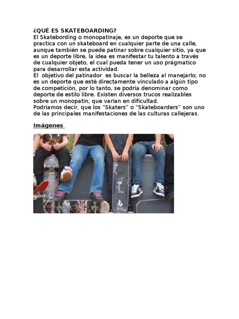 Introducción al Skateboarding | PDF | Boardsports | Deportes