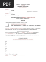 Sample of Pleadings | PDF | Lawsuit | Plaintiff