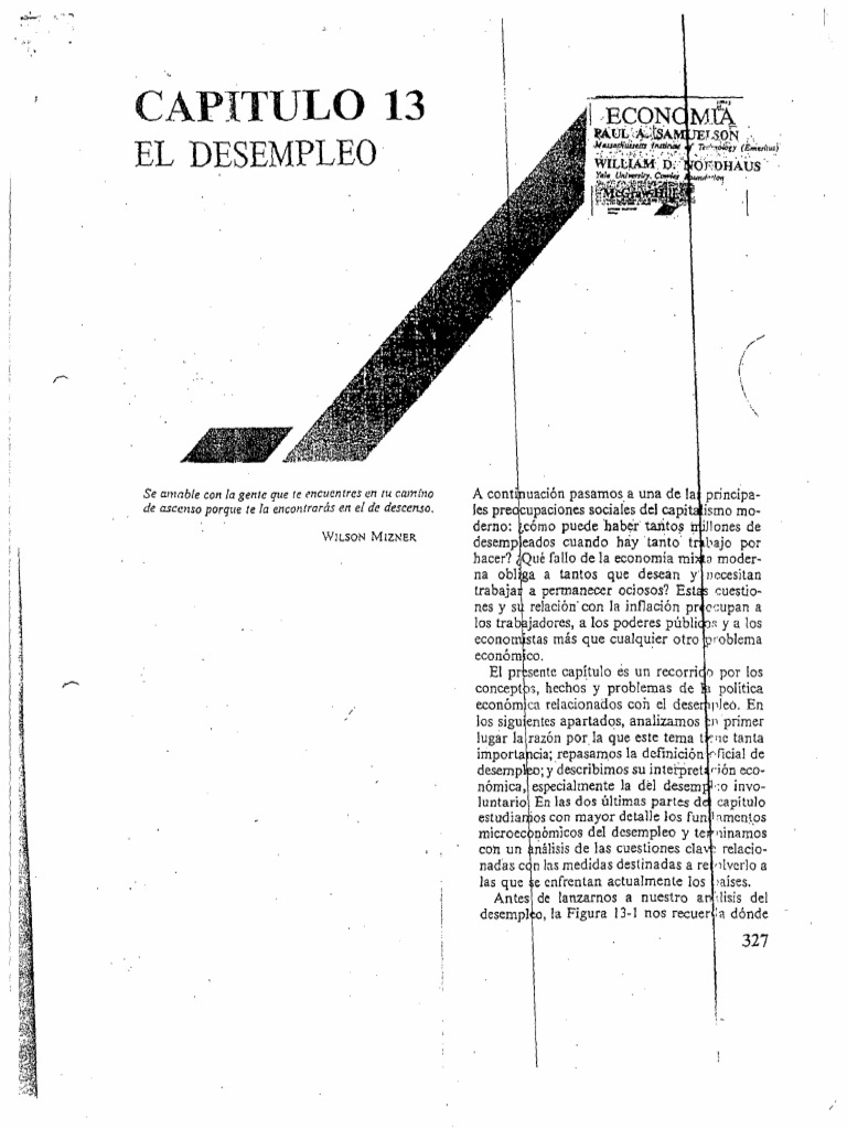 El Desempleo PDF | PDF | Desempleo | Ciencias sociales