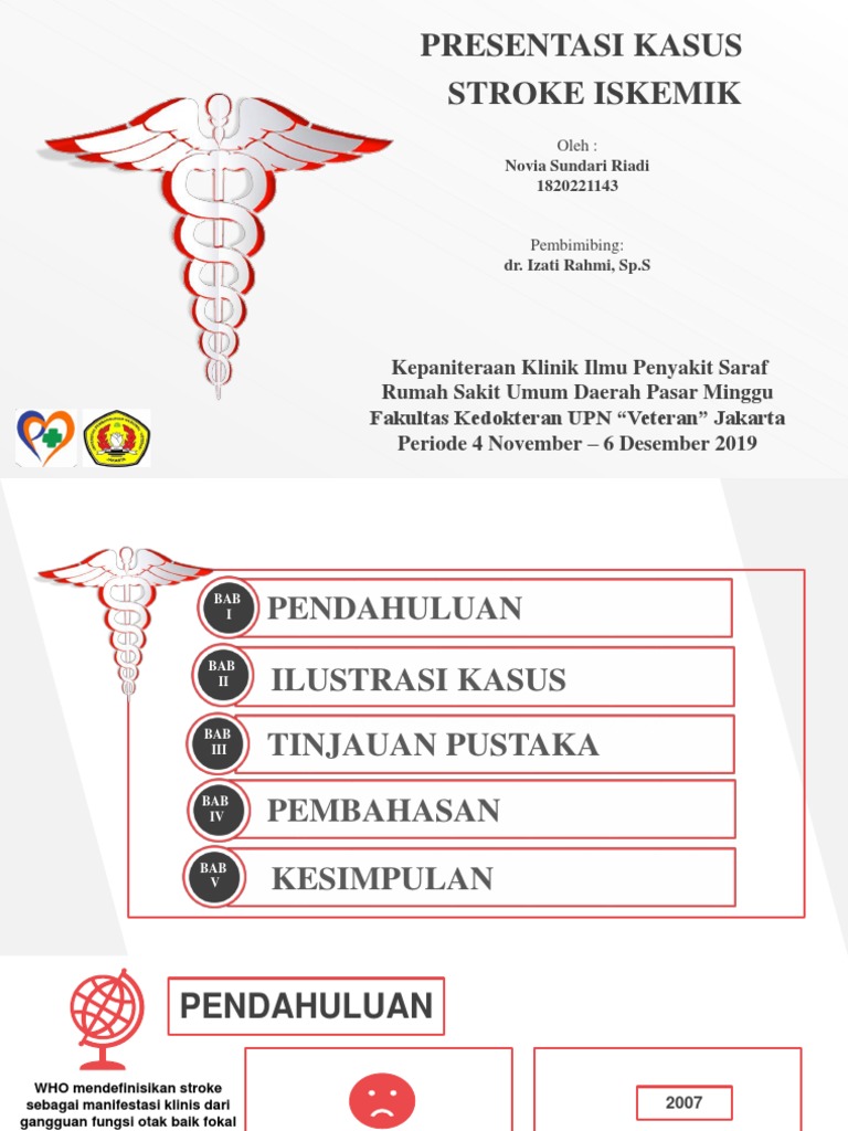 Presentasi Kasus Stroke Iskemik | PDF
