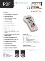 TUBEX TF Technical Leaflet | PDF | Sensitivity And Specificity ...