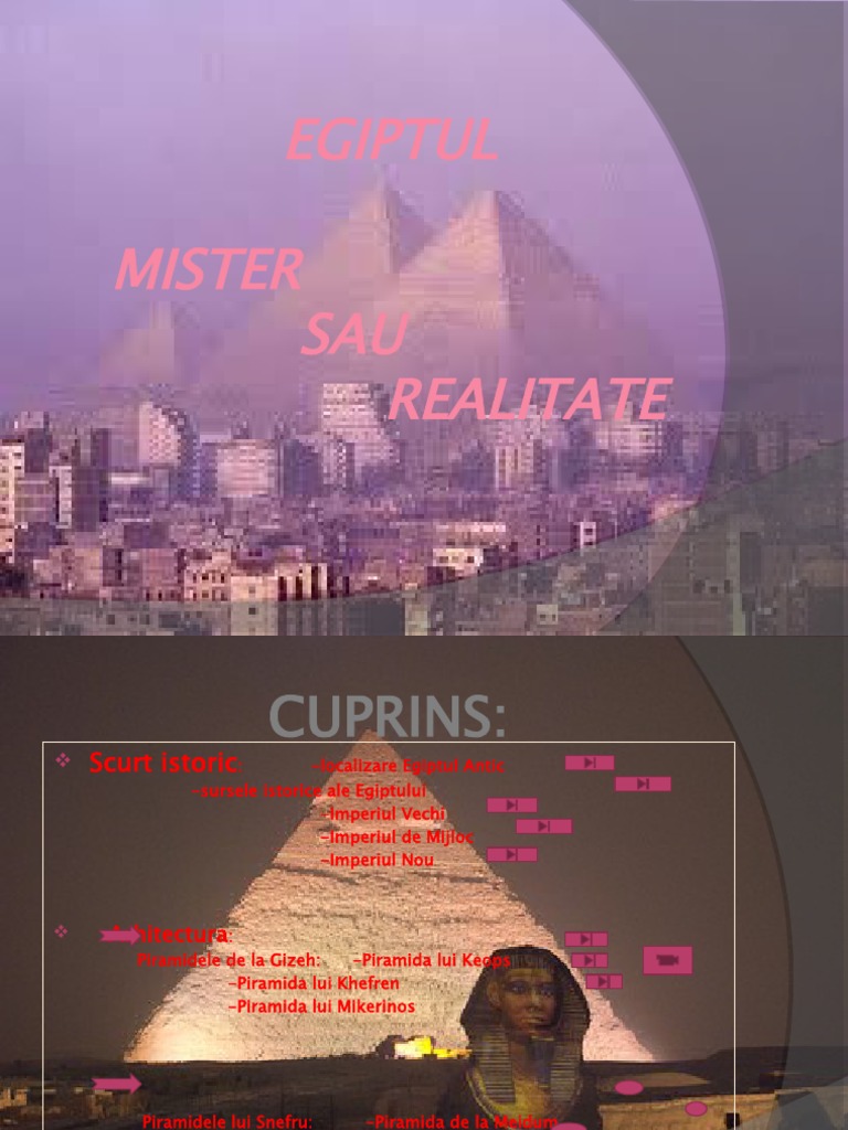 Egiptul Proiect | PDF