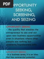 CHAPTER 2 Opportunity Seeking | PDF | Entrepreneurship | Ecology