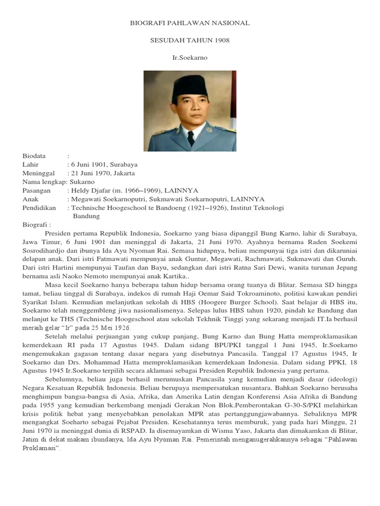 Biografi Pahlawan Nasional Pdf