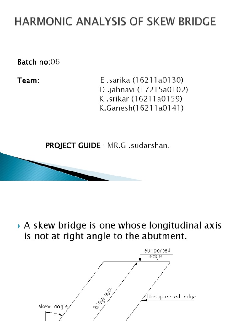Analysis of Response of Skew Bridge Models with Varying Skew Angles and ...
