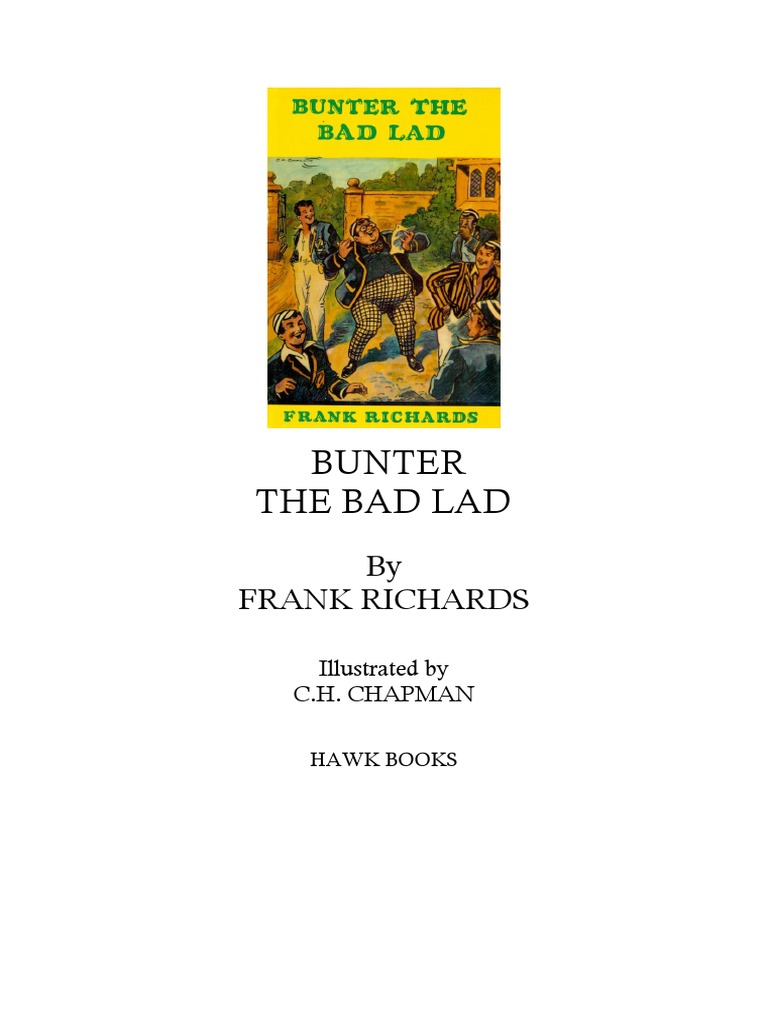 Bunter The Bad Lad | PDF | Young Adult