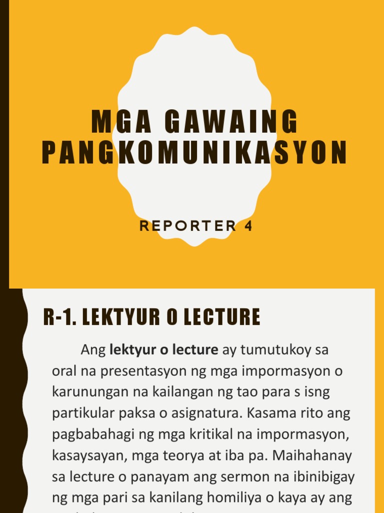 Filipino Report | PDF