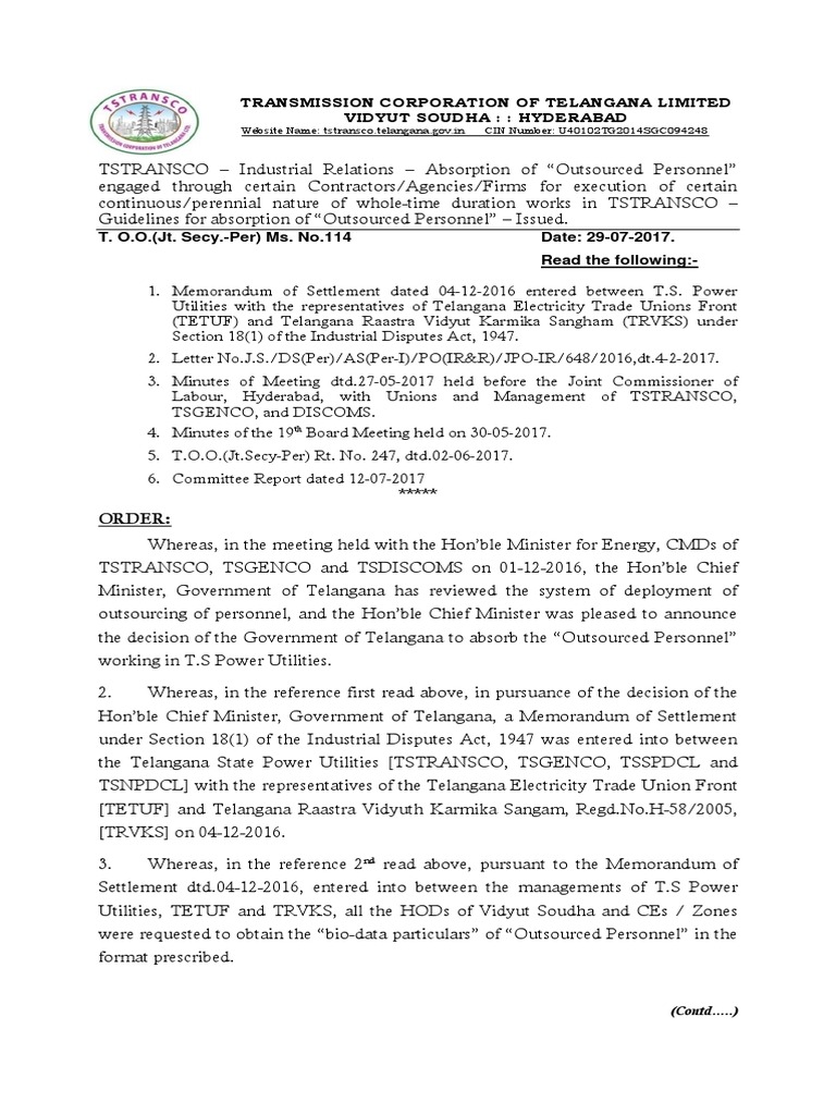 2017aptransco - MS 114 | PDF | Government