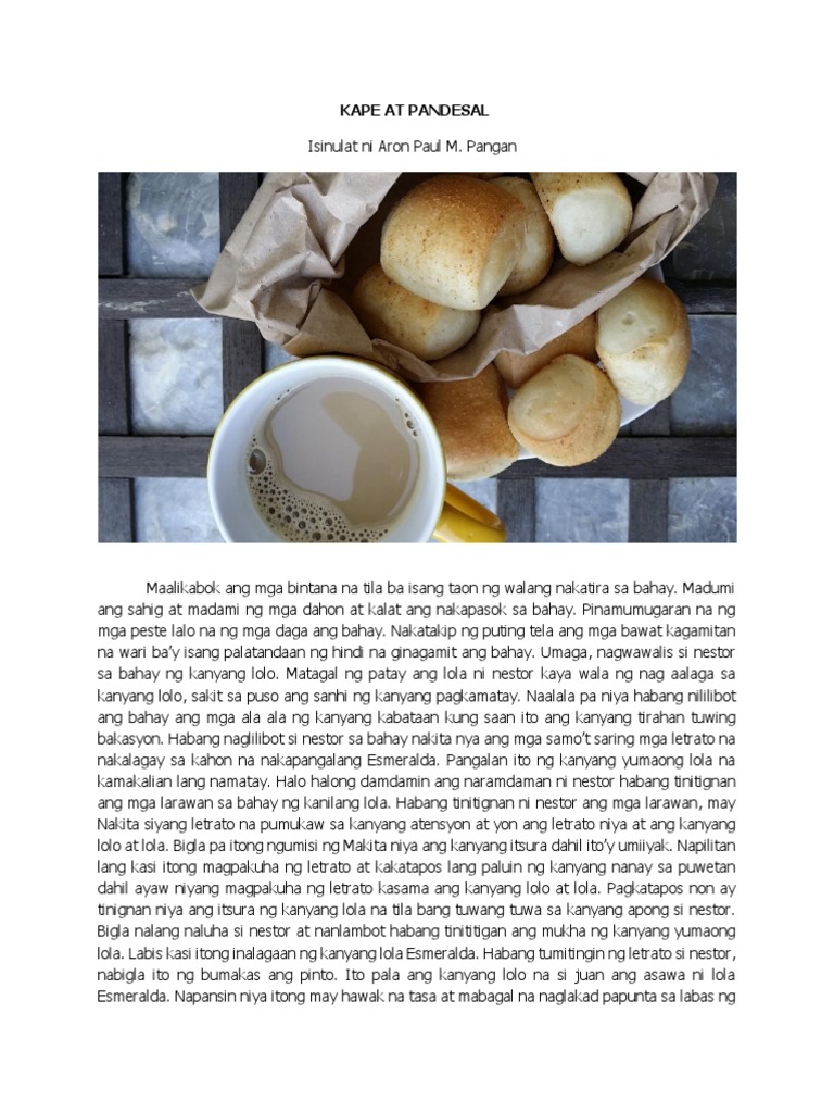 Kape at Pandesal | PDF