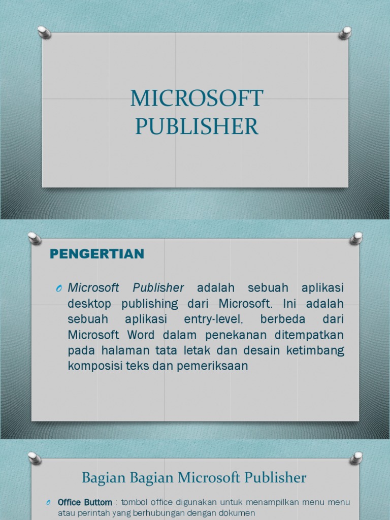 Microsoft Publisher | PDF