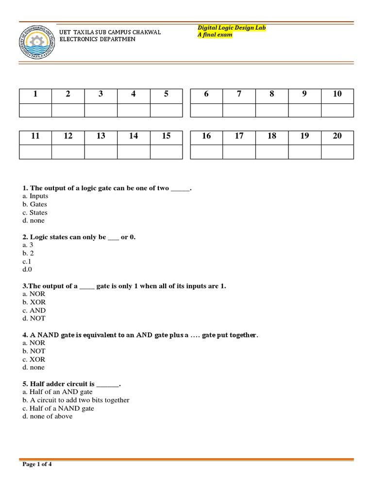 DLD lAB FINAL | PDF | Logic Gate | Theoretical Computer Science