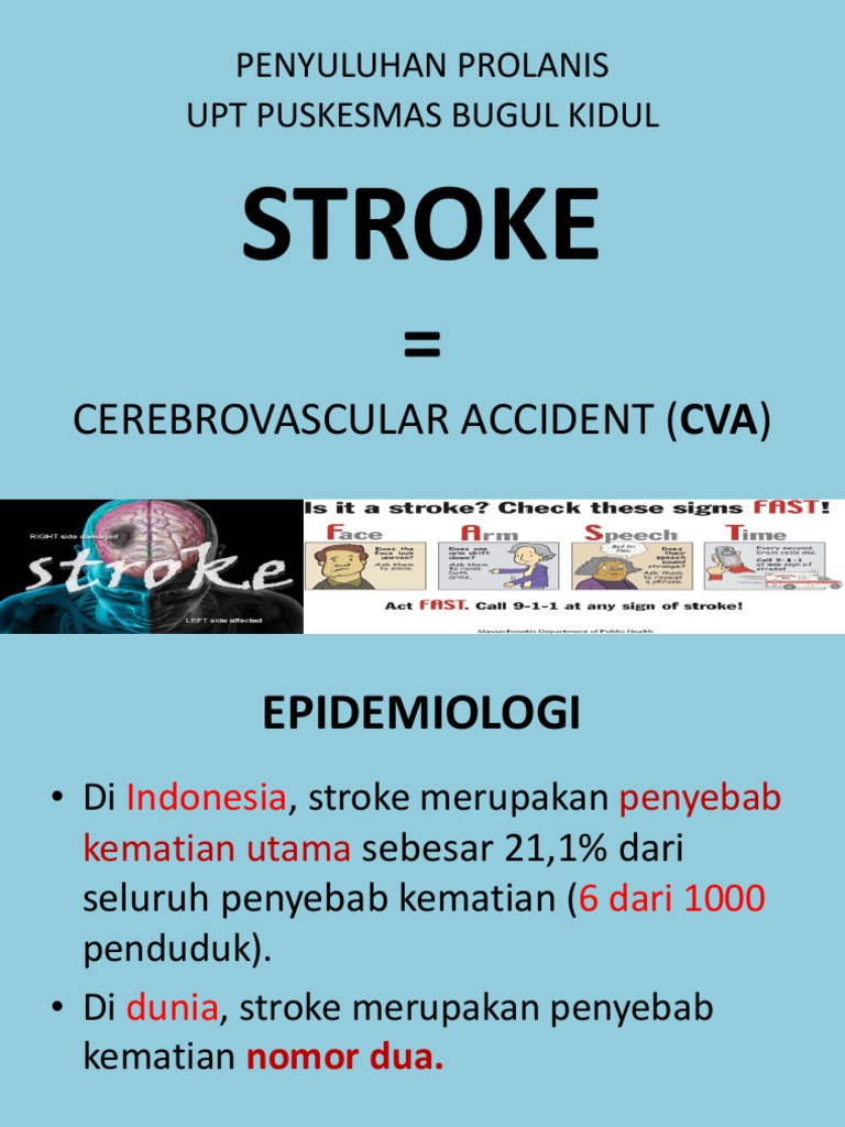 Penyuluhan Stroke-Prolanis | PDF | Sains & Matematika