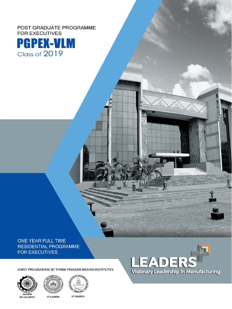 Iim Calcutta Pgpexvlm - Long Brochure - Class of 2019 | PDF | Strategic ...