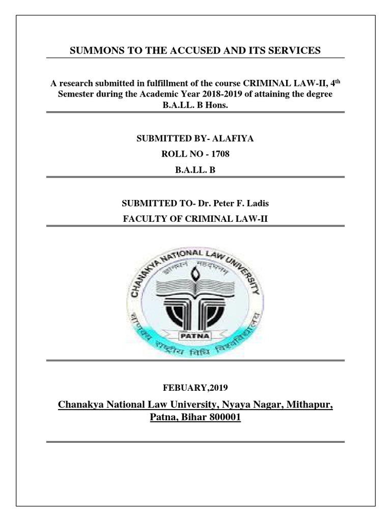 CRPC Final Draft | PDF | Criminal Procedure In South Africa | Summons