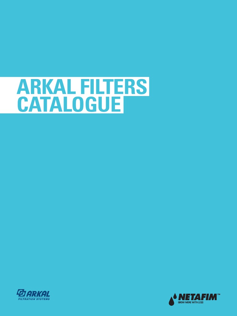 Arkal Filter Catalog | PDF | Filtration | Valve