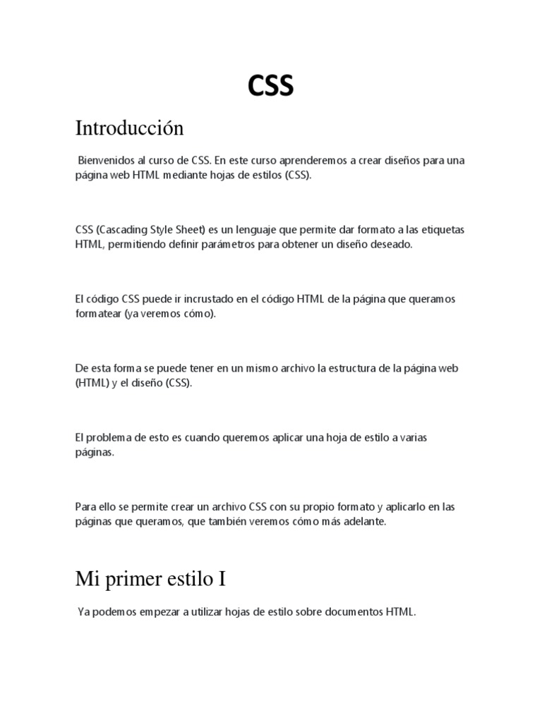 CSS | PDF | Hojas de estilo en cascada | HTML