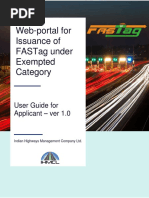 Standard Application Format For Exempted Category FASTag | PDF ...