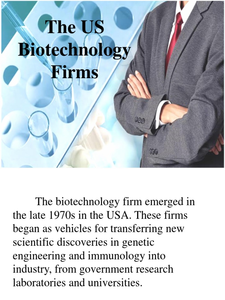 The US Biotechnology Firms | PDF | Biotechnology | Life Sciences