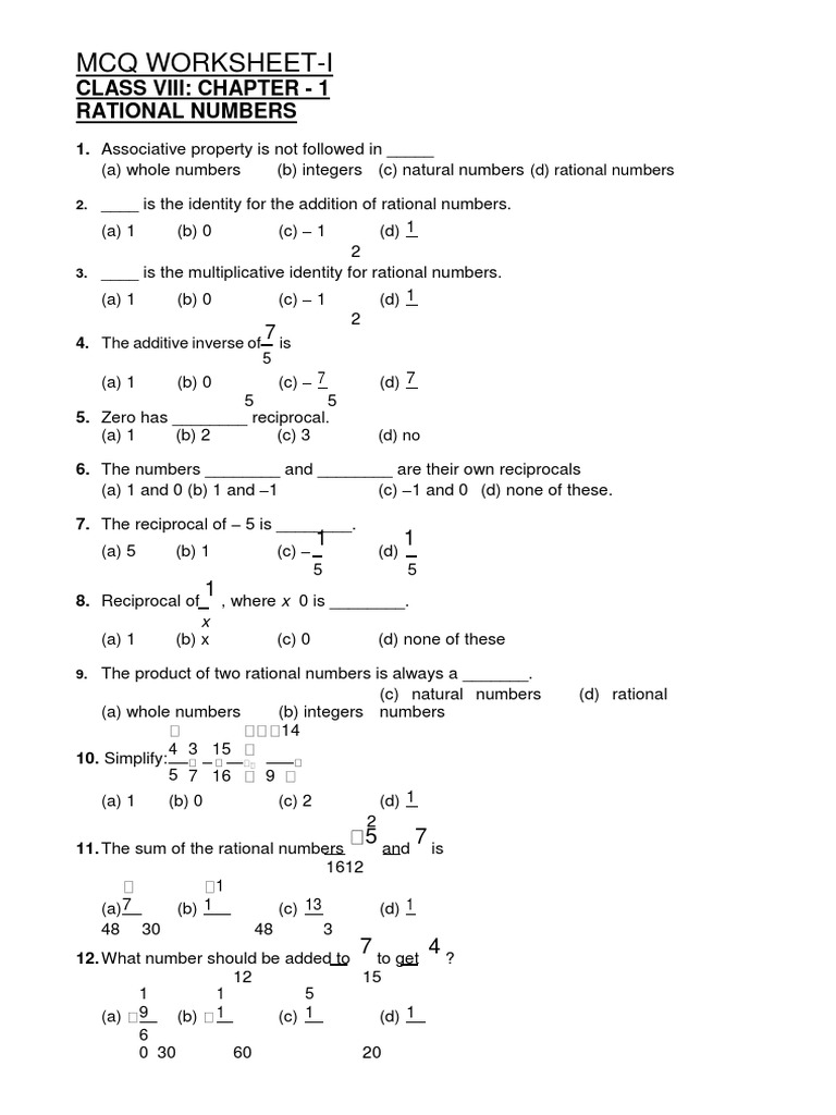Math 8th Class Worksheet | PDF | Rectangle | Geometric Shapes