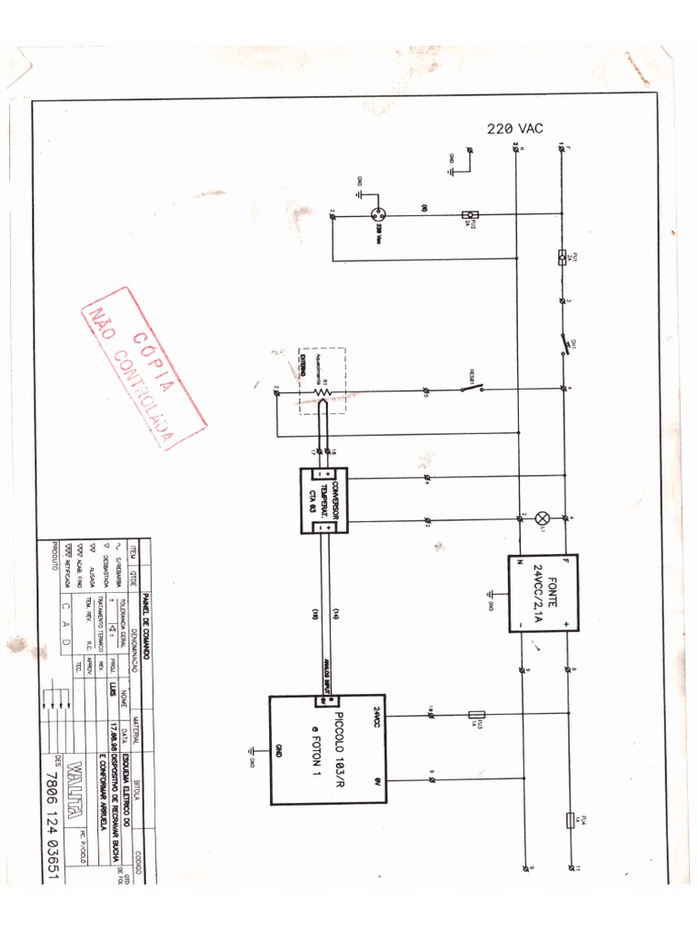 Esquema Elétrico | PDF