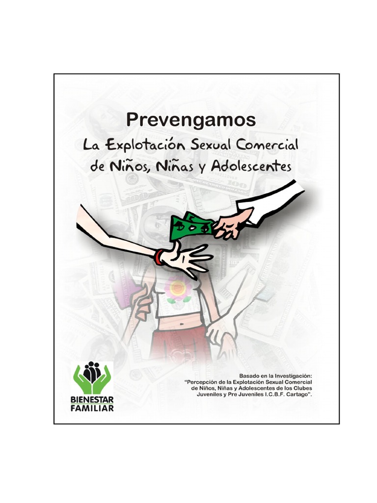 CARTILLA PREVENCIÓN ESCNNA - ICBF Cartago | PDF | La sexualidad humana ...