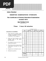 PSAC Grade 6 Mathematics 2024 | PDF