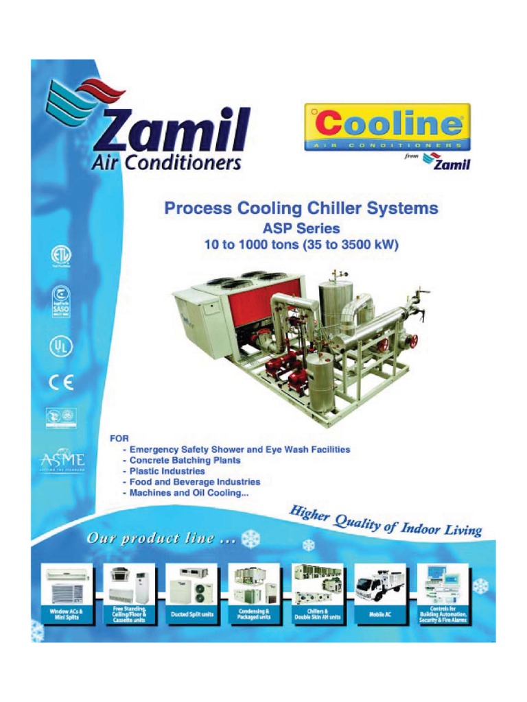 Alzamil Chiller - Series | PDF | Heat Exchanger | Air Conditioning
