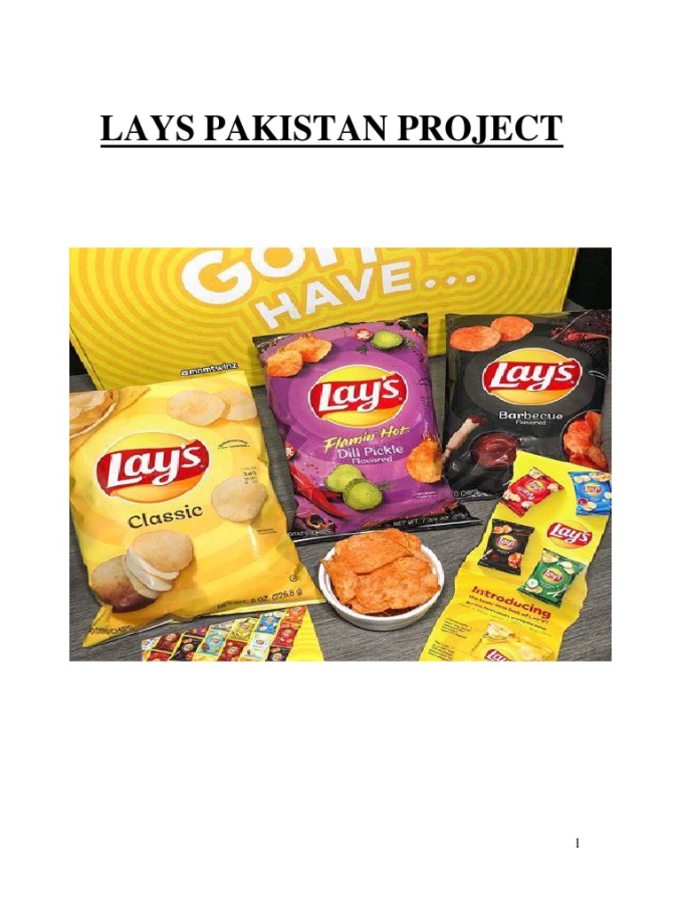 Lay's Chips Marketing in Pakistan | PDF | Pepsi Co | Business